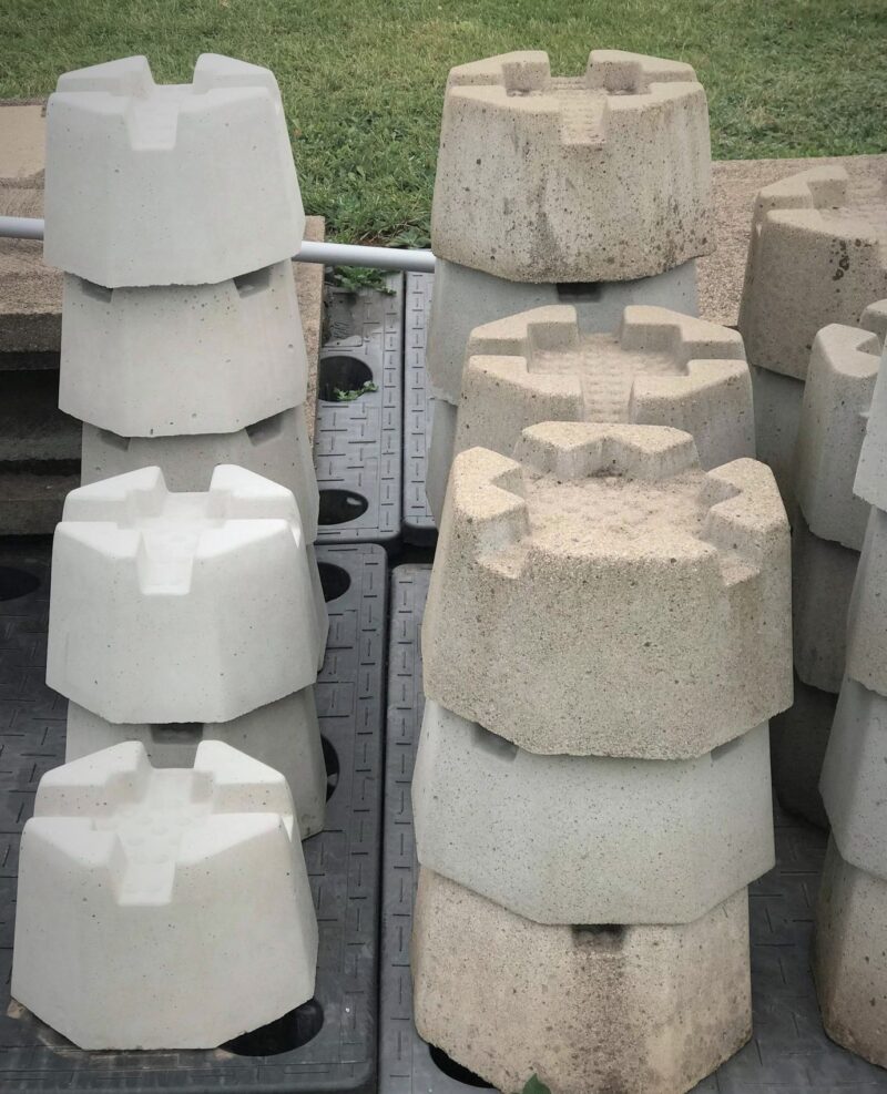 Deck Block 4×4 – Lambe Concrete – Handcrafted Concrete Products