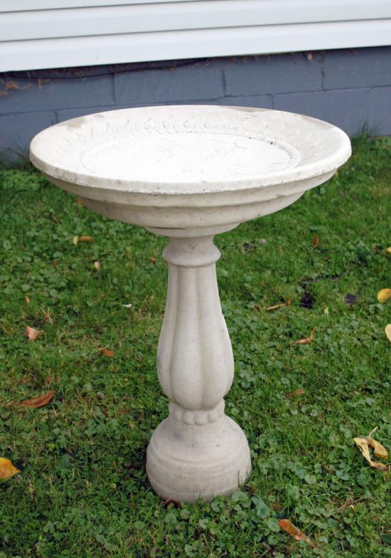 Sun Face Birdbath – Lambe Concrete – Handcrafted Concrete Products